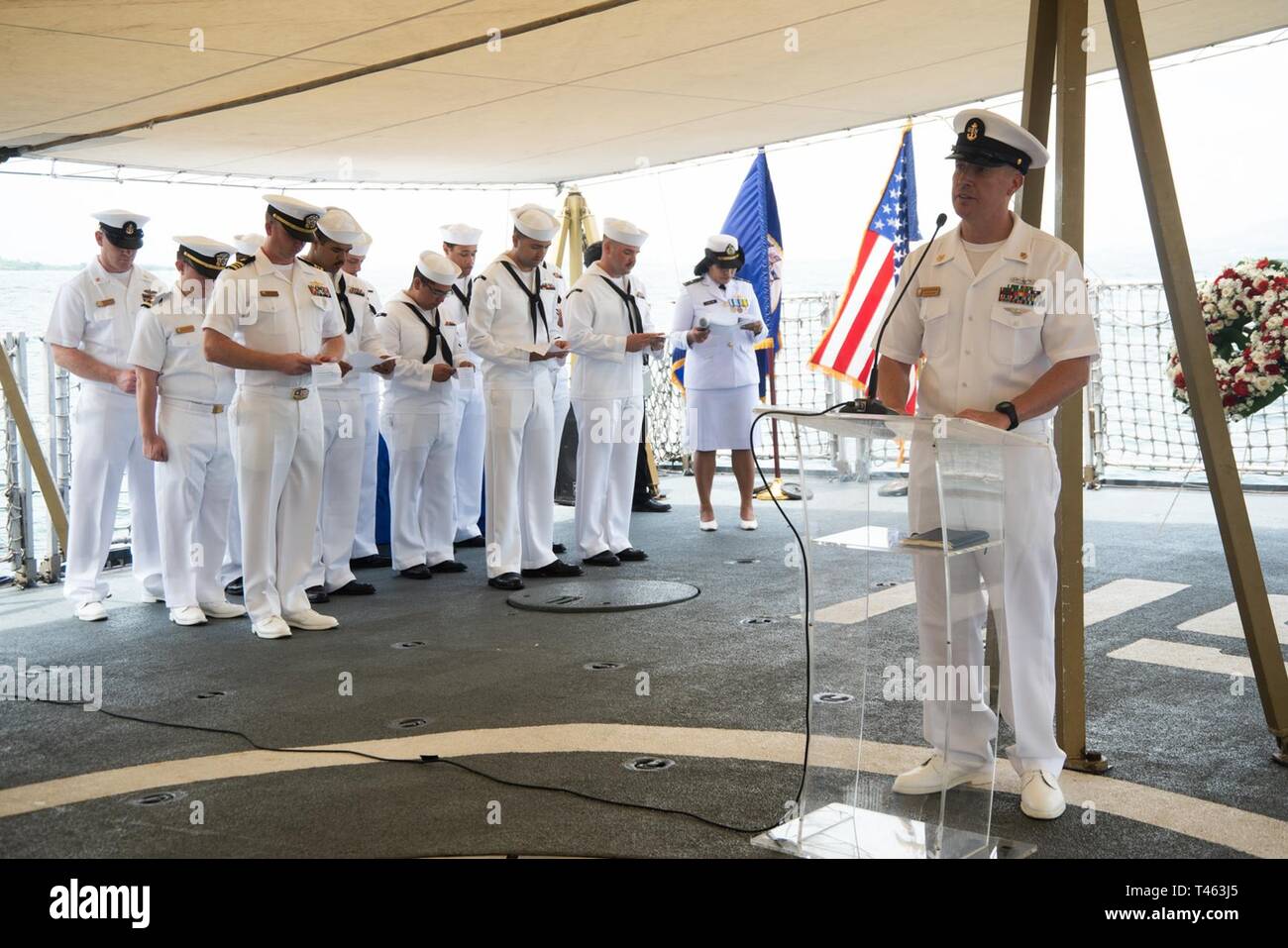 SUNDA STRAIT (March 1, 2019) Chief Logistics Specialist Timothy ...