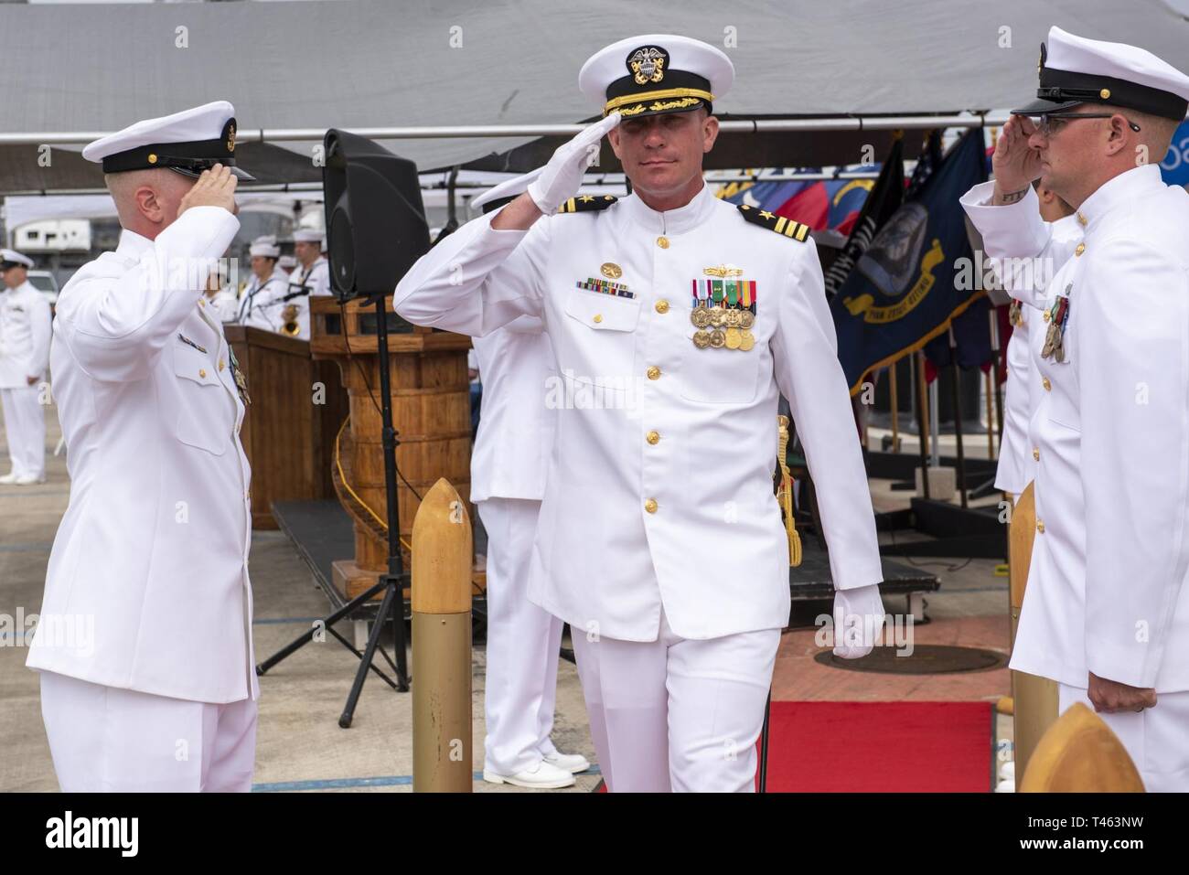 PEARL HARBOR (March 1, 2019) Cmdr. Chris Forch, commanding officer of ...