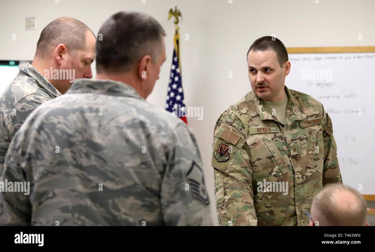 Master Sgt. Robert Geiger, a member with the 178th Security Forces ...