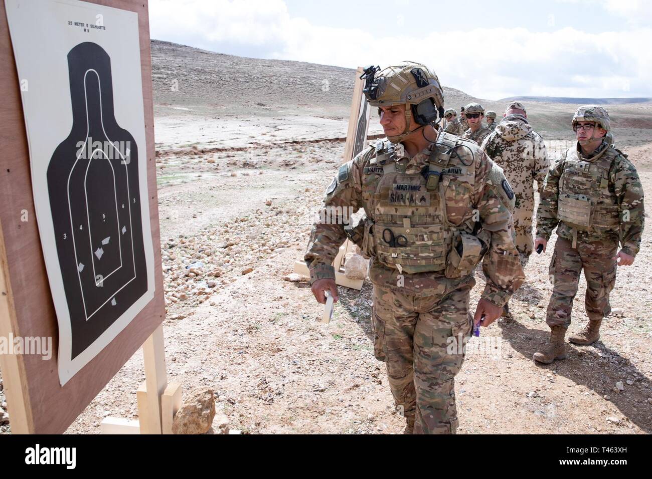 U.S. Army Sgt. Alberto Martinez, a senior sniper with the California ...