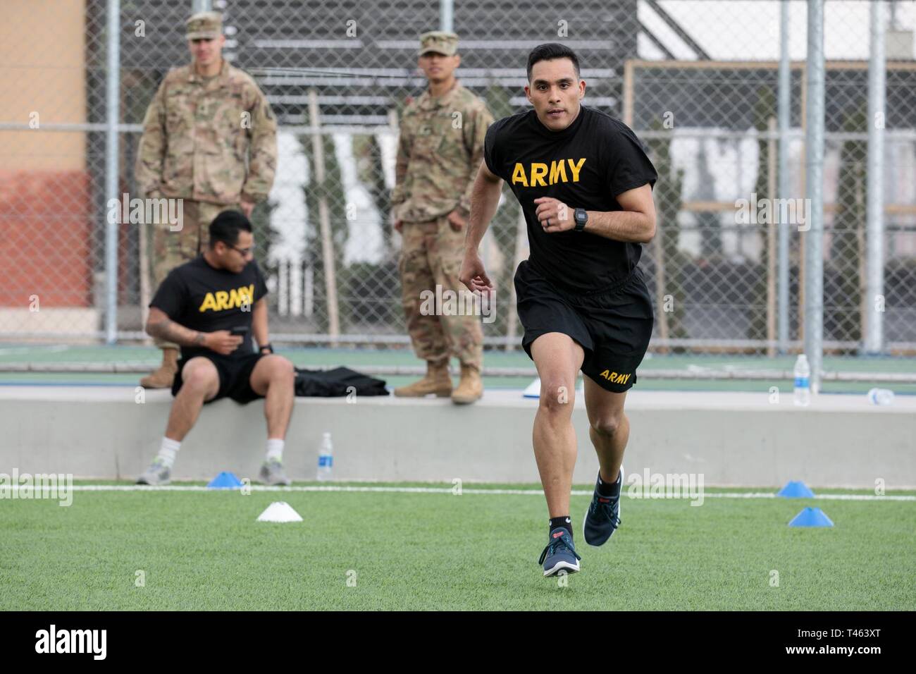 U S Army Spc Jorge A Arroyos With The Arizona National Guards