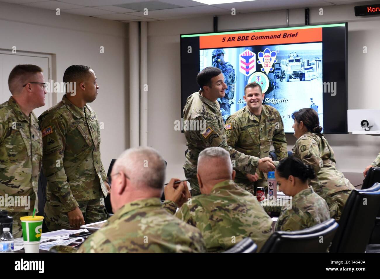 Brig. Gen. Kris A. Belanger, right, Commanding General, 85th U.S. Army ...