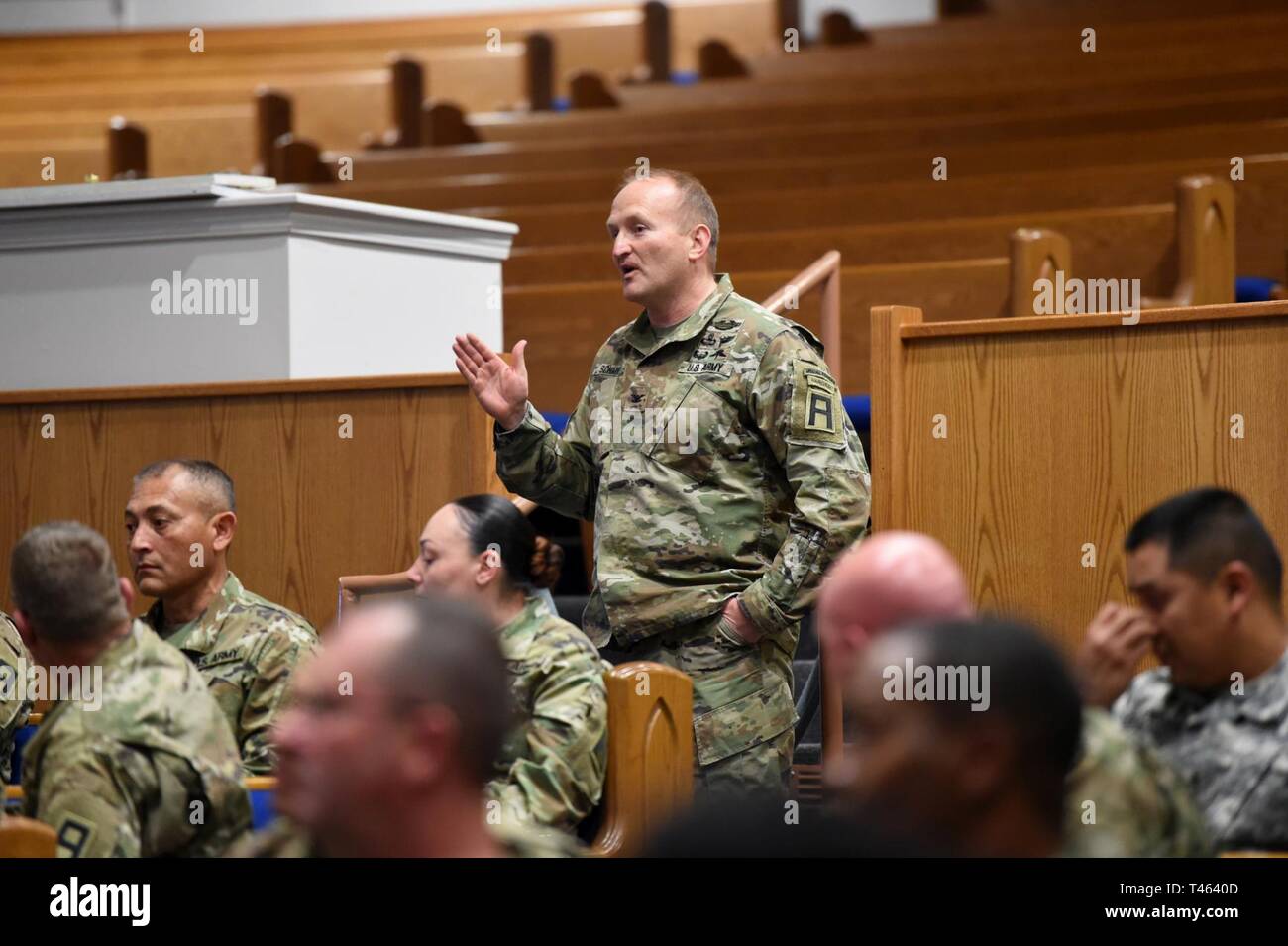 Col. Martin Schmidt, brigade commander for First Army’s 5th Armored ...