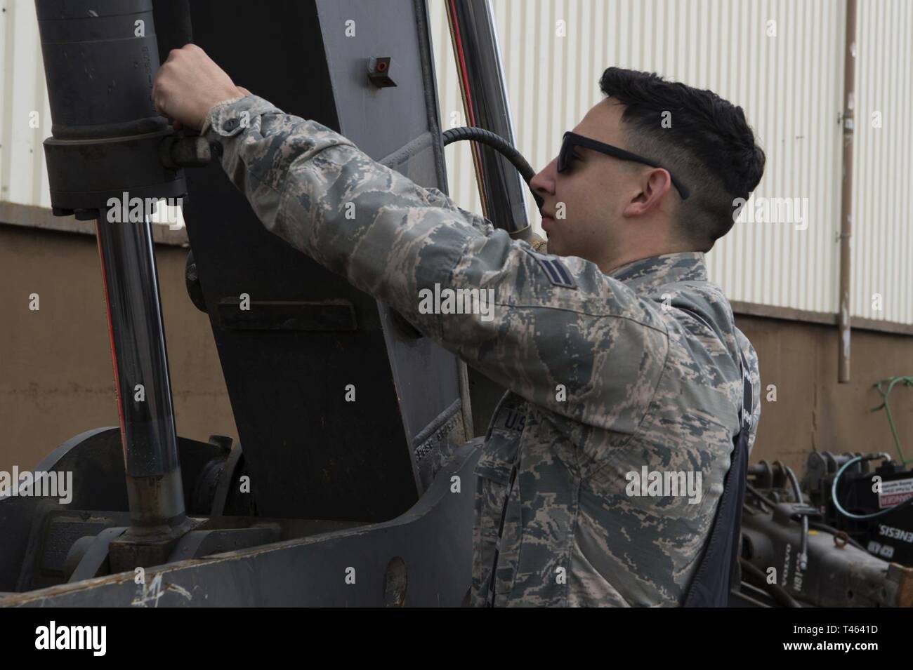 U.S. Air Force Airman 1st Class Erik Thompson, 52nd Civil Engineer ...