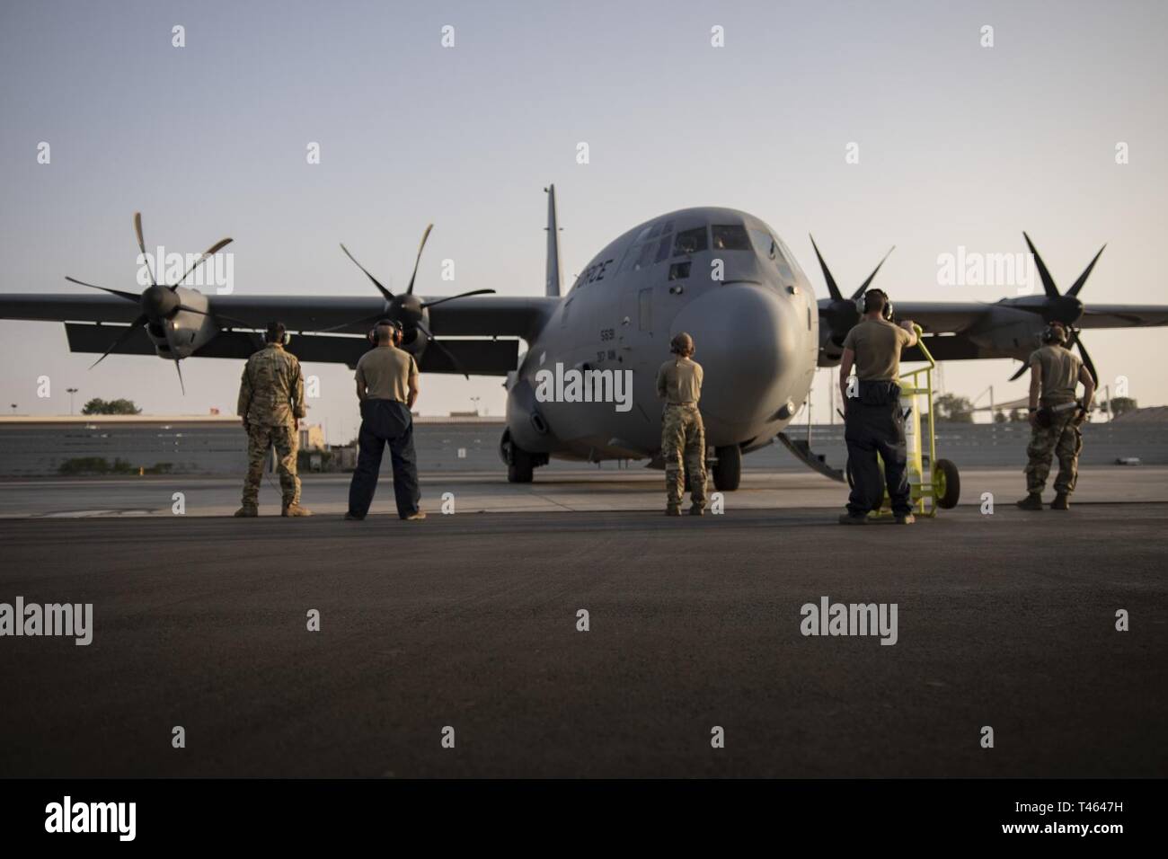 U.S. Airmen assigned to the 75th Expeditionary Airlift Squadron (75th ...