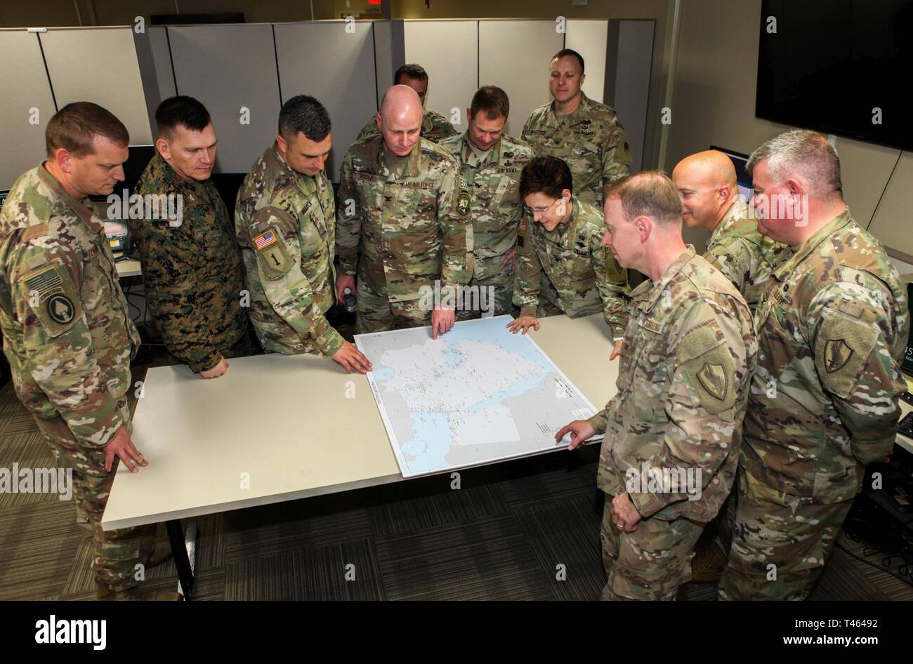 U.S. Army Col. Martine Kidd, U.S. Central Command's Stock Photo - Alamy