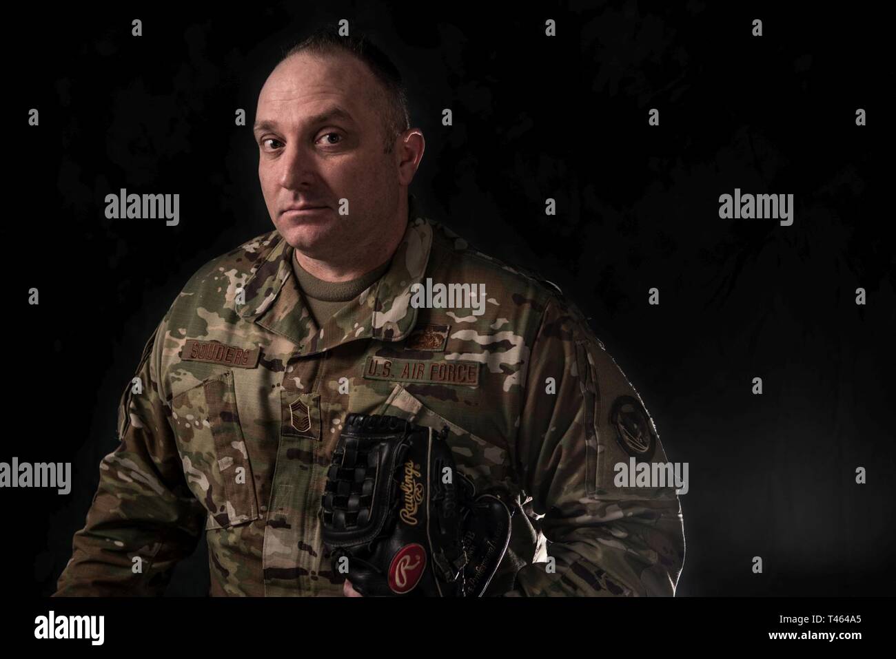 Air Force Chief Master Sgt. Greg Souders, the superintendent of the ...