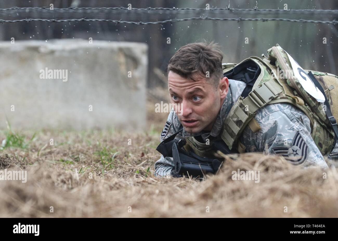 Texas Air National Guard Tech. Sgt. Joshua Porter, from Weatherford ...