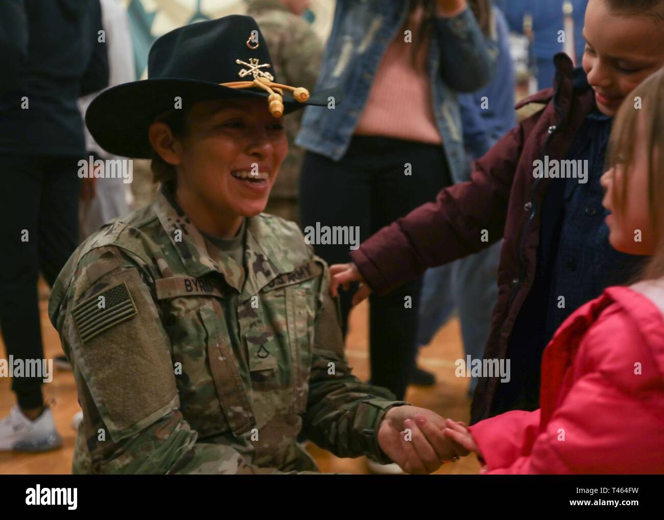 Pfc. Eva Byrd, assigned to Troop F, 6th Heavy Attack Reconnaissance ...