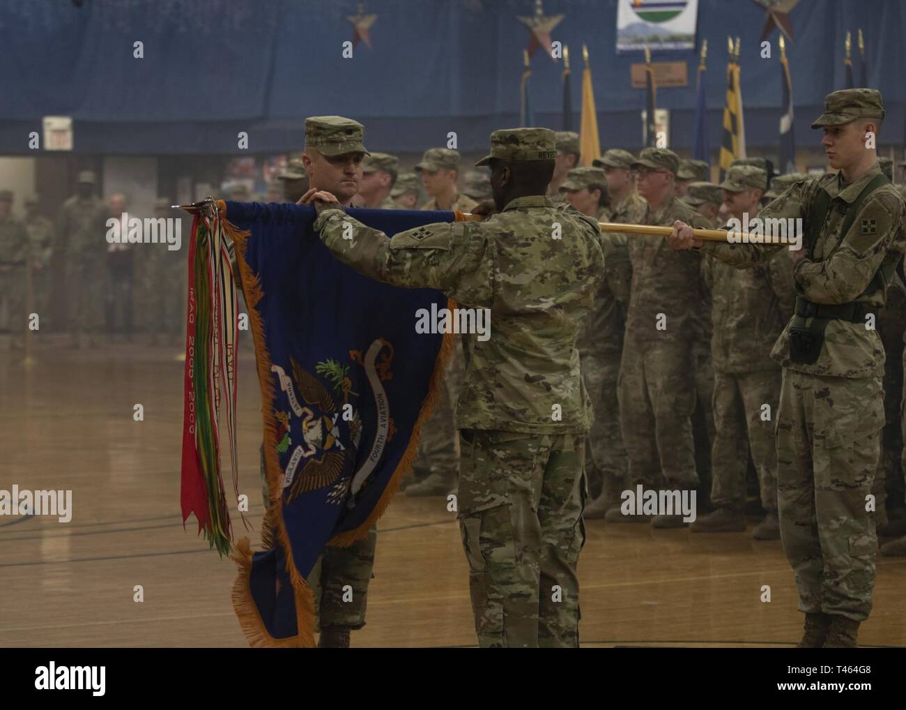 Lt. Col. Steven Templeton and Command Sgt. Maj. Terrence Reyes, 3rd ...