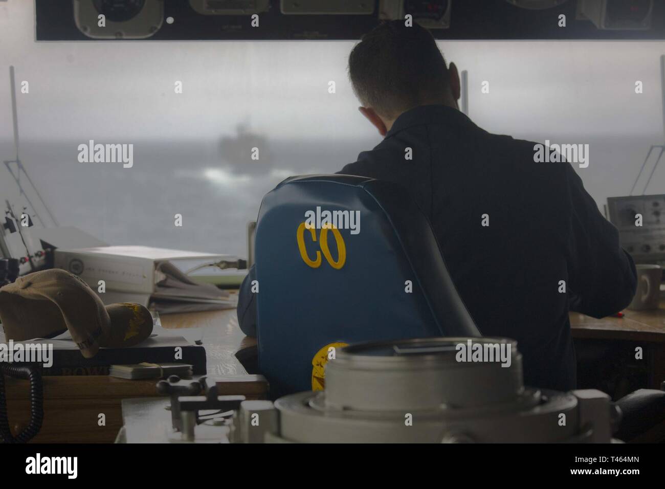 OCEAN (March 2, 2019) Capt. Gregory Leland, commanding officer, of the ...