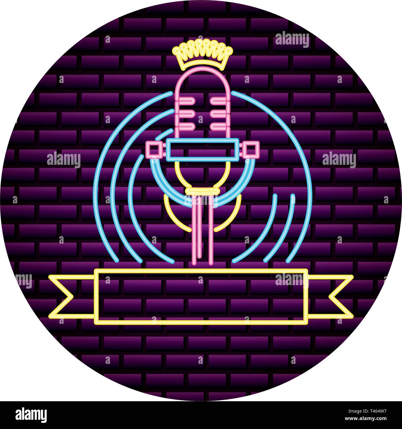 microphone and vinyl Stock Vector Image & Art - Alamy