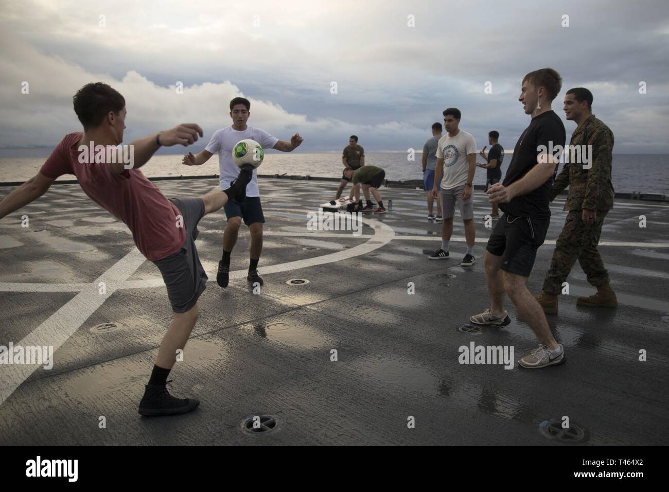Marines with Alpha Company, Battalion Landing Team, 1st Battalion, 4th ...
