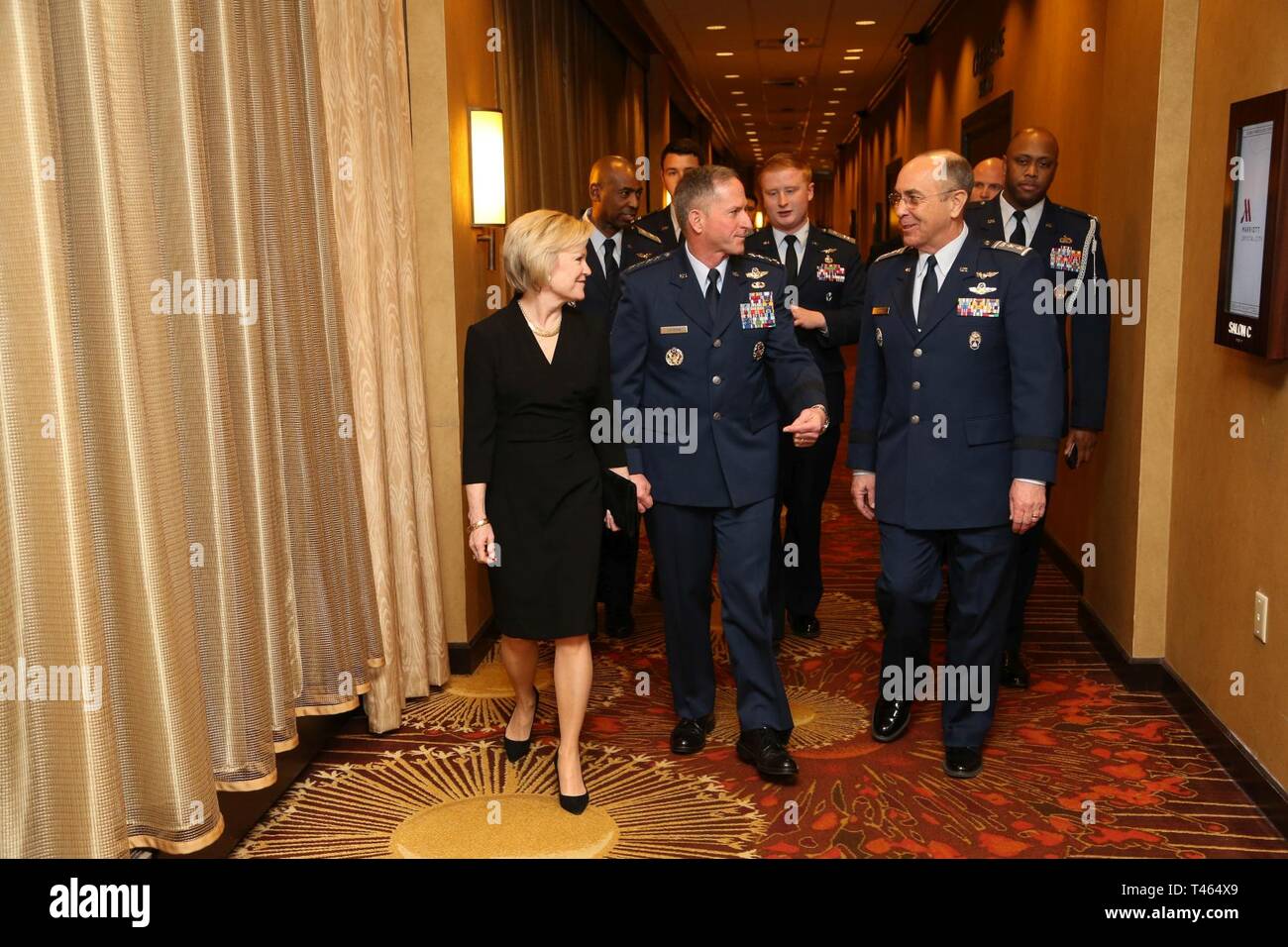 Civil Air Patrol Maj. Gen. Mark Smith, CAP National Commander, right ...