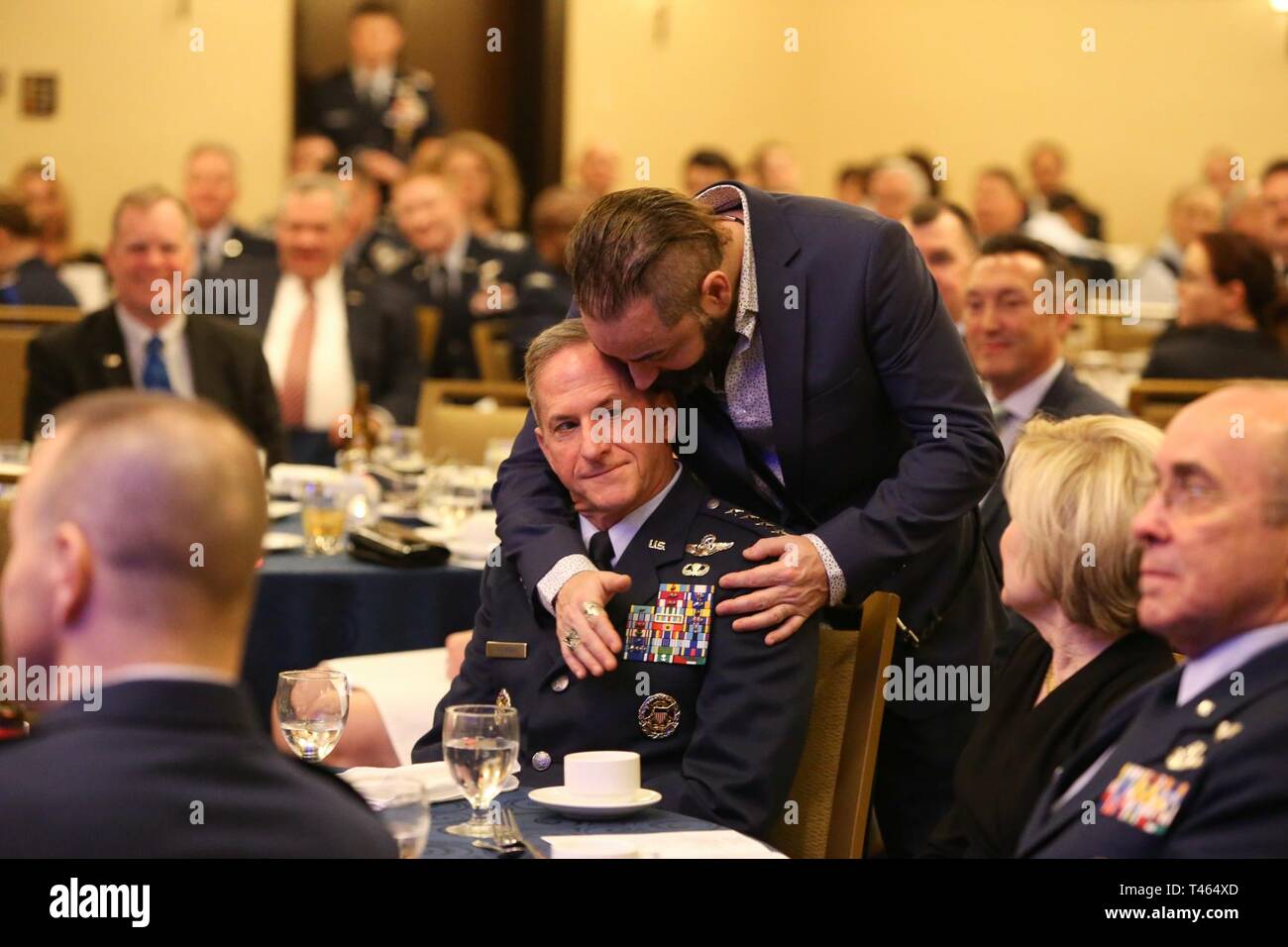 Retired U.S. Air Force Chief Master Sgt. Jeremy Hardy surprises Gen ...