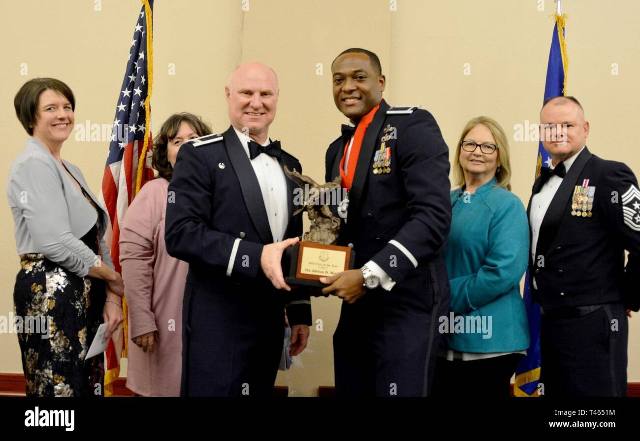 Col. Miles Heaslip, 507th Air Refueling Wing commander, and Chief ...