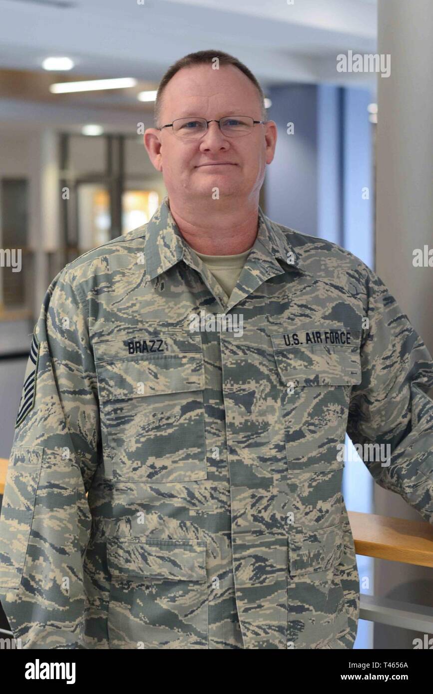 Senior Master Sgt. Douglas Brazz was promoted to the rank of chief ...