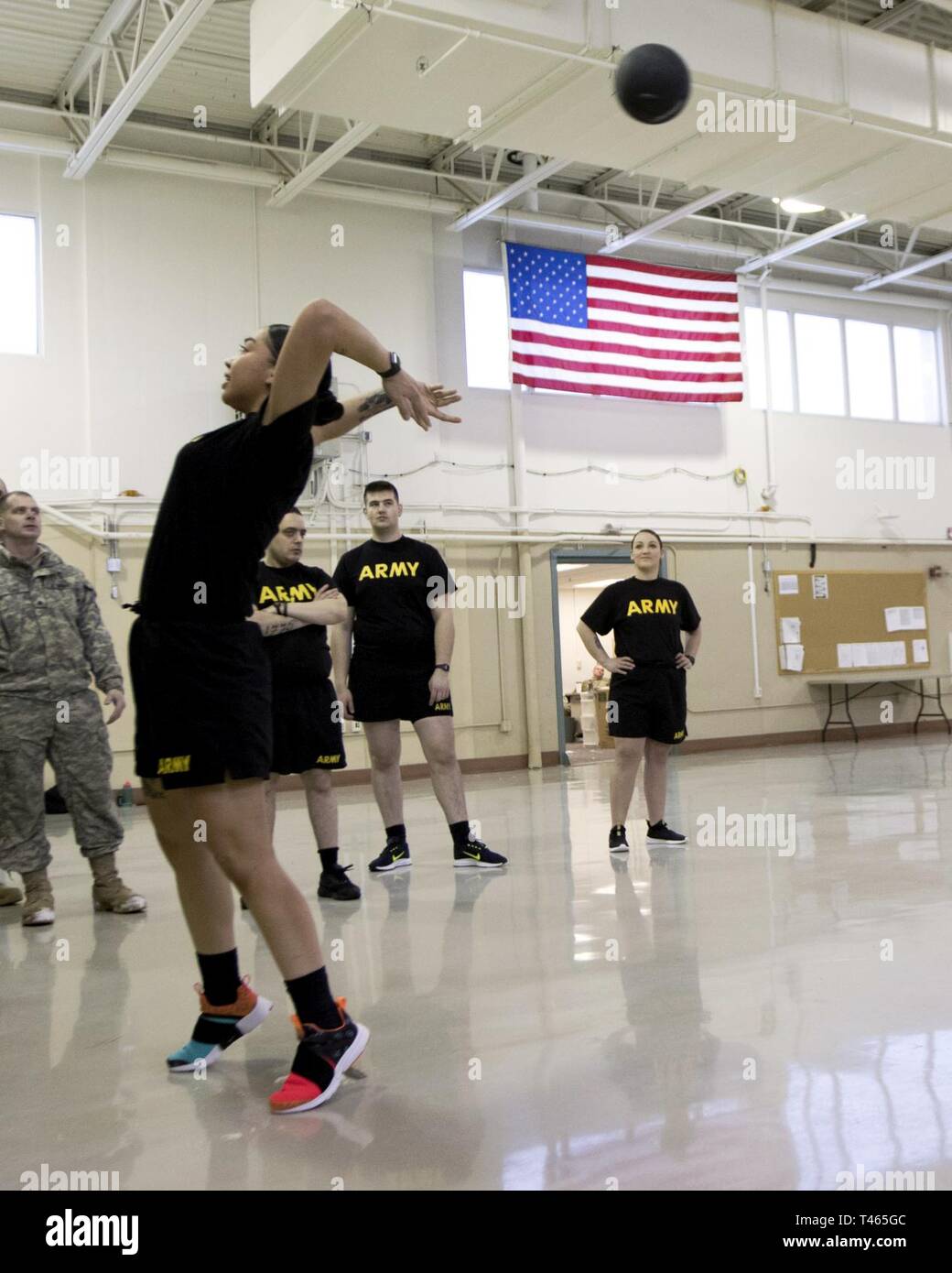 Pfc. Amber Collins, a human resource specialist with Headquarters and ...