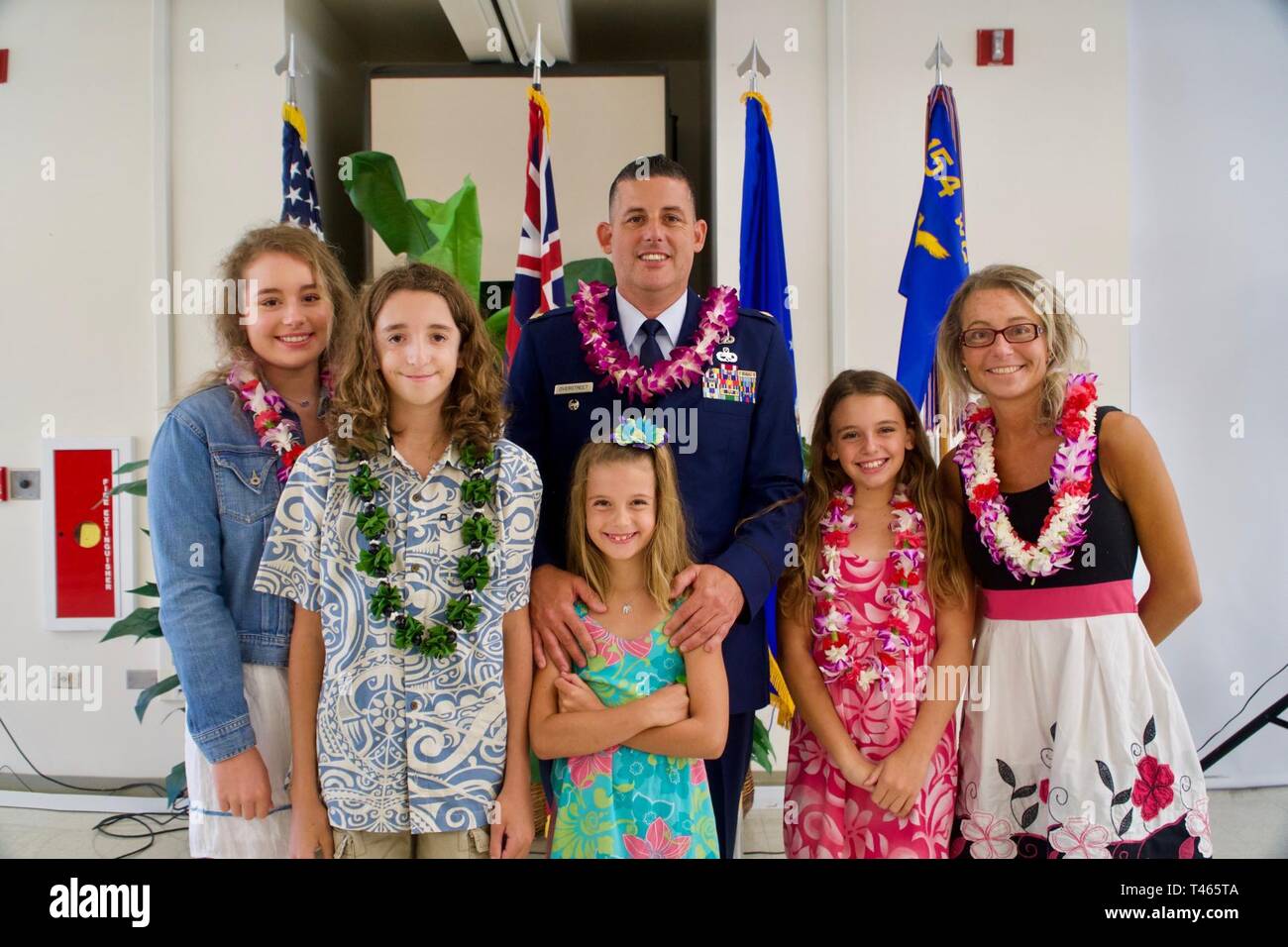 Maj. David Overstreet, Commander, 154th Logistic Readiness Squadron ...