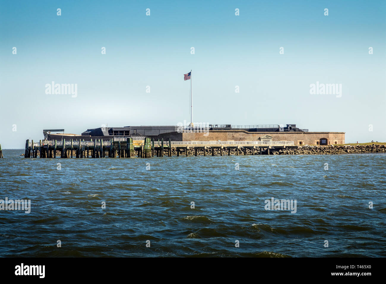 Ford Sumter National Monument Stock Photo - Alamy