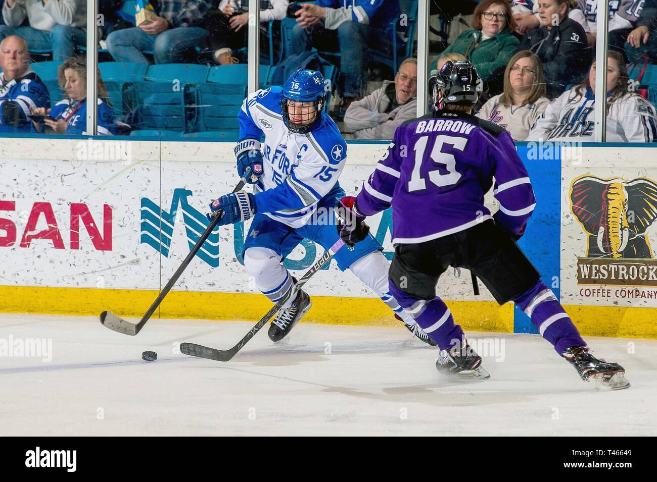 U.S. Air Force Academy – Air Force's Evan Giesler evades Holy Cross's ...
