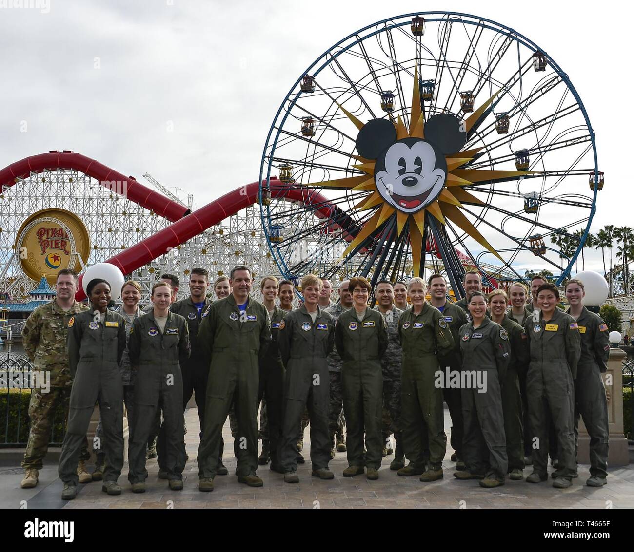 U. S. Air Force, (r-l) Brig. Gen. Jeannie Leavitt, Lt. Gen. Jacqueline ...