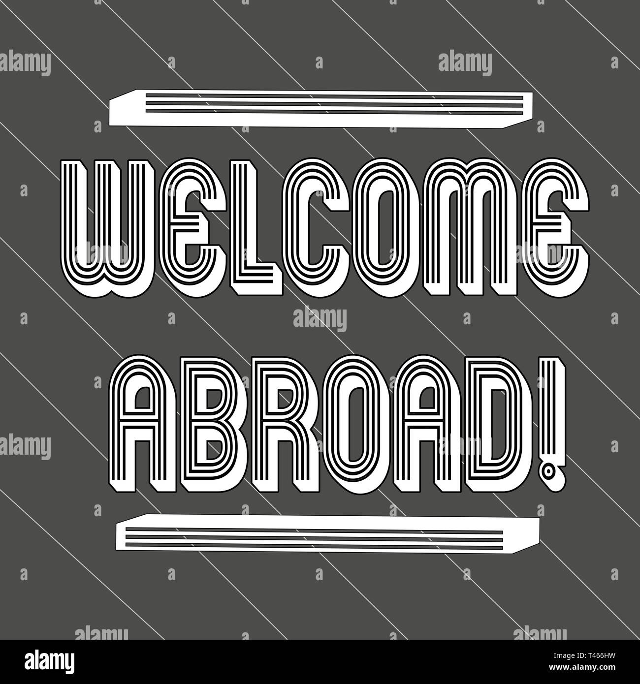 Handwriting text Welcome Aboard. Conceptual photo on board as on ship ...