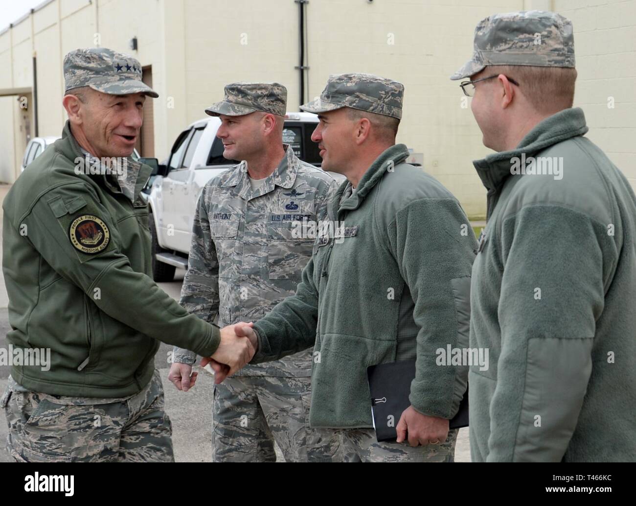 U.S. Air Force Gen. Mike Holmes, commander of Air Combat Command, is ...