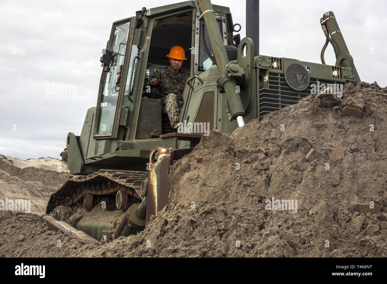 U.S. Marine Corps Lance Cpl. David Im, engineer equipment operator ...