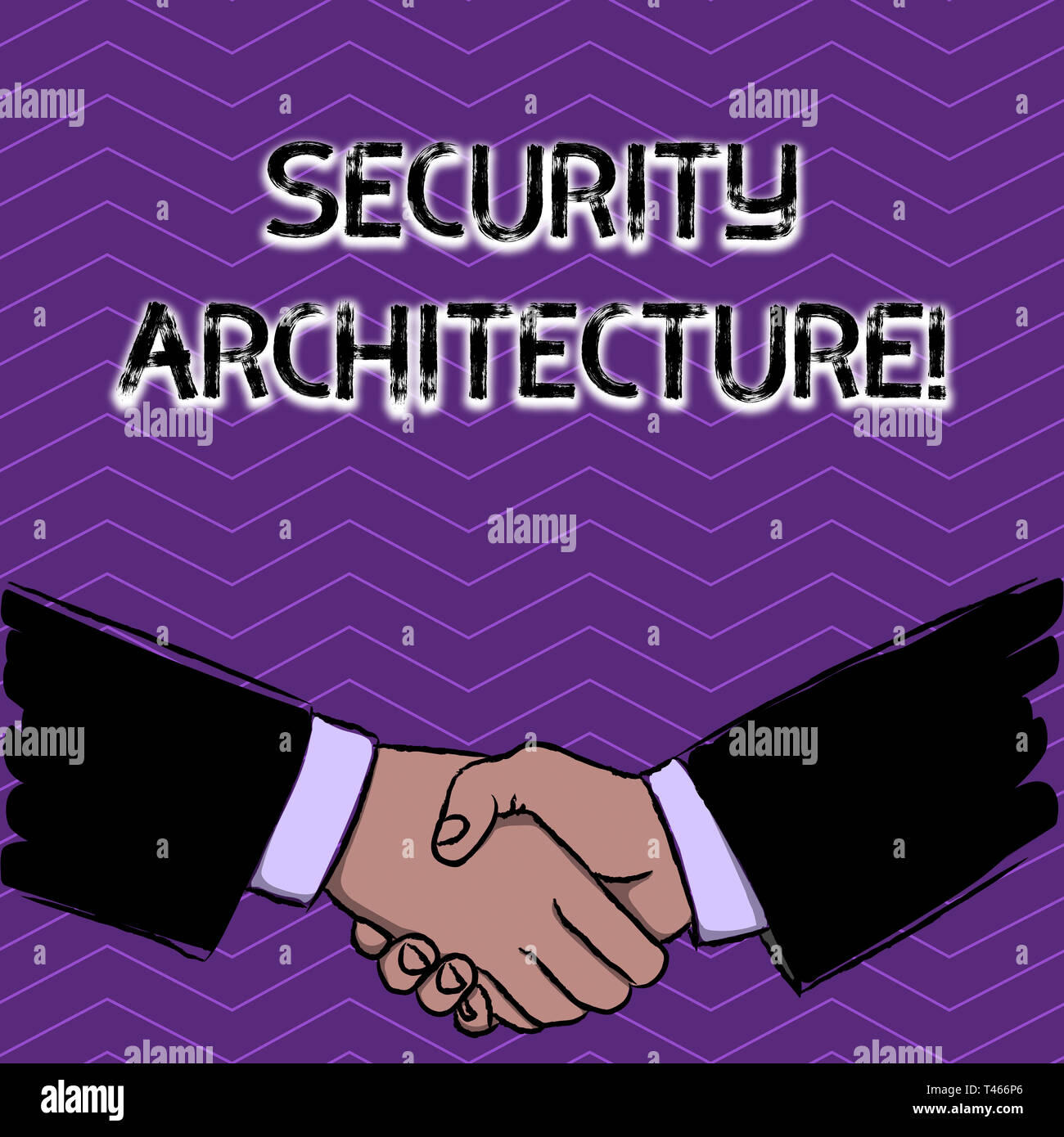 Conceptual Hand Writing Showing Security Architecture Concept Meaning Focus On Information