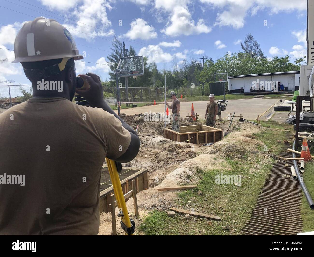 AIRAI, Palau (March 4, 2019) Steelworker 3rd Class JaQuan Salam ...