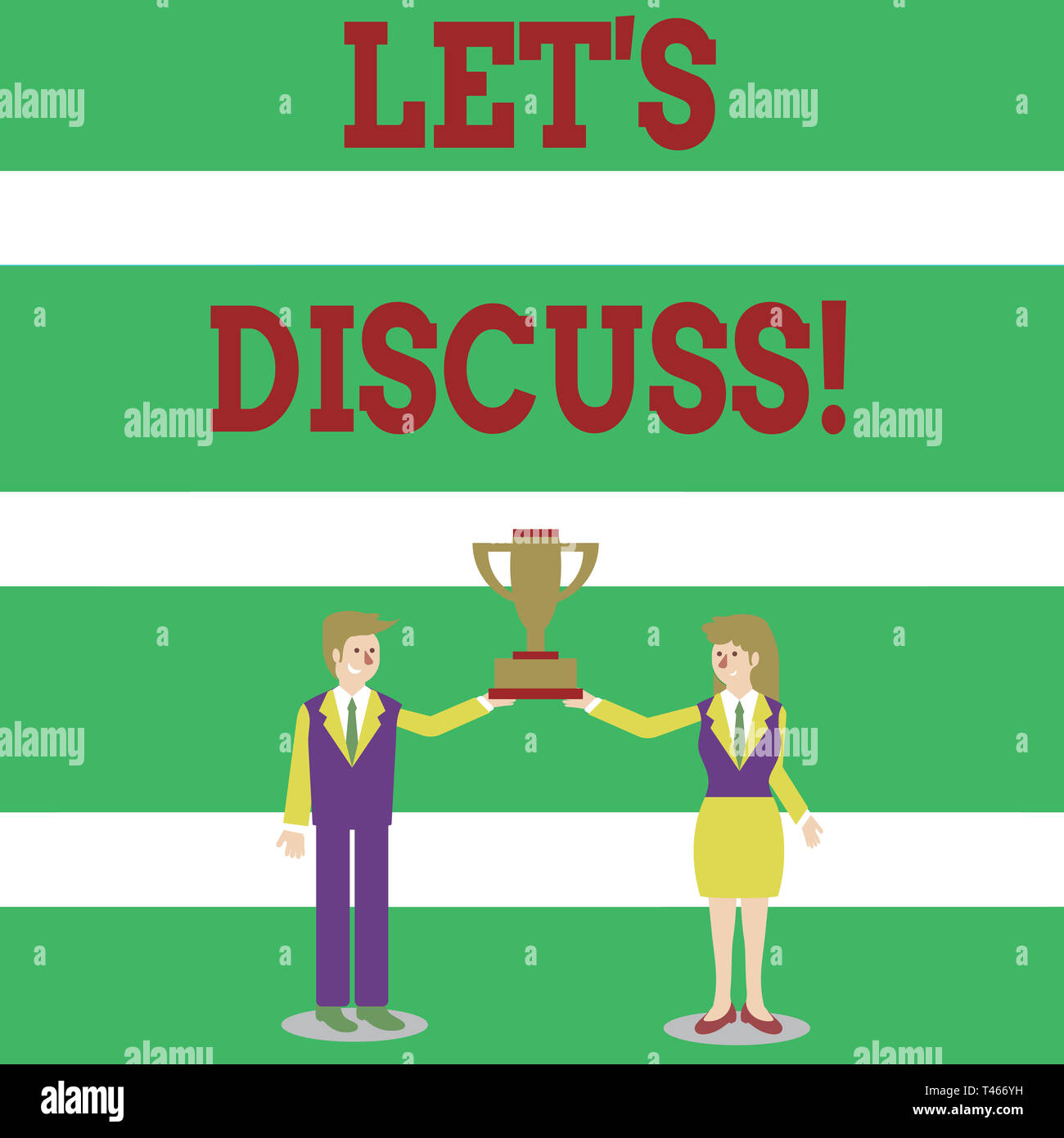 Writing note showing Let S Discuss. Business concept for asking someone ...