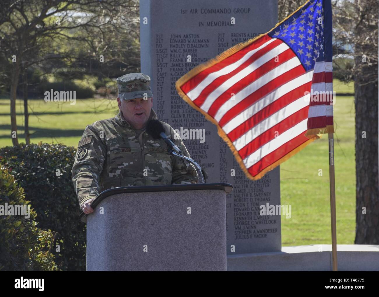 U.S. Air Force Lt. Gen. Brad Webb, commander of Air Force Special ...