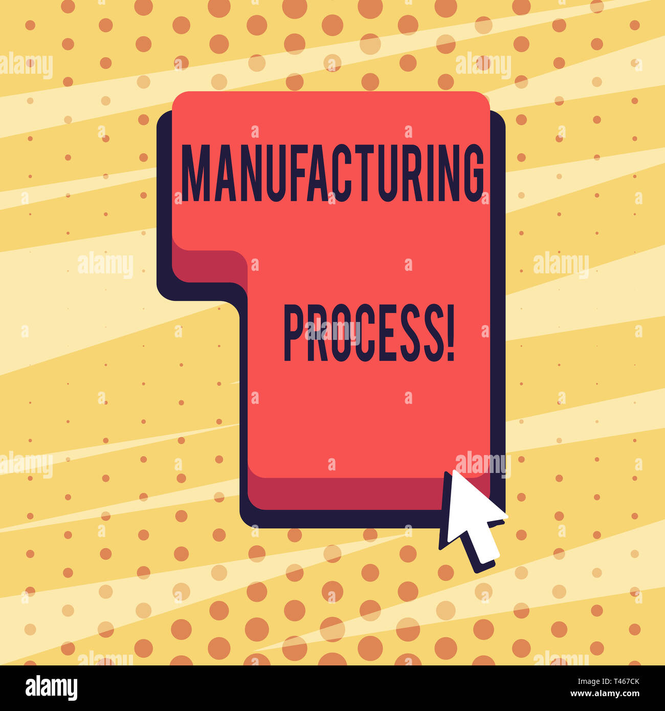 Handwriting text Manufacturing Process. Conceptual photo steps which ...