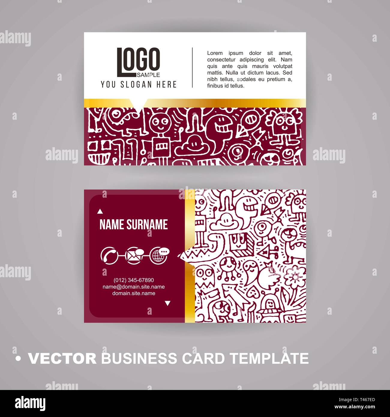 Doodle colorful hand drawn for kids and play. Cartoon design artistic ...