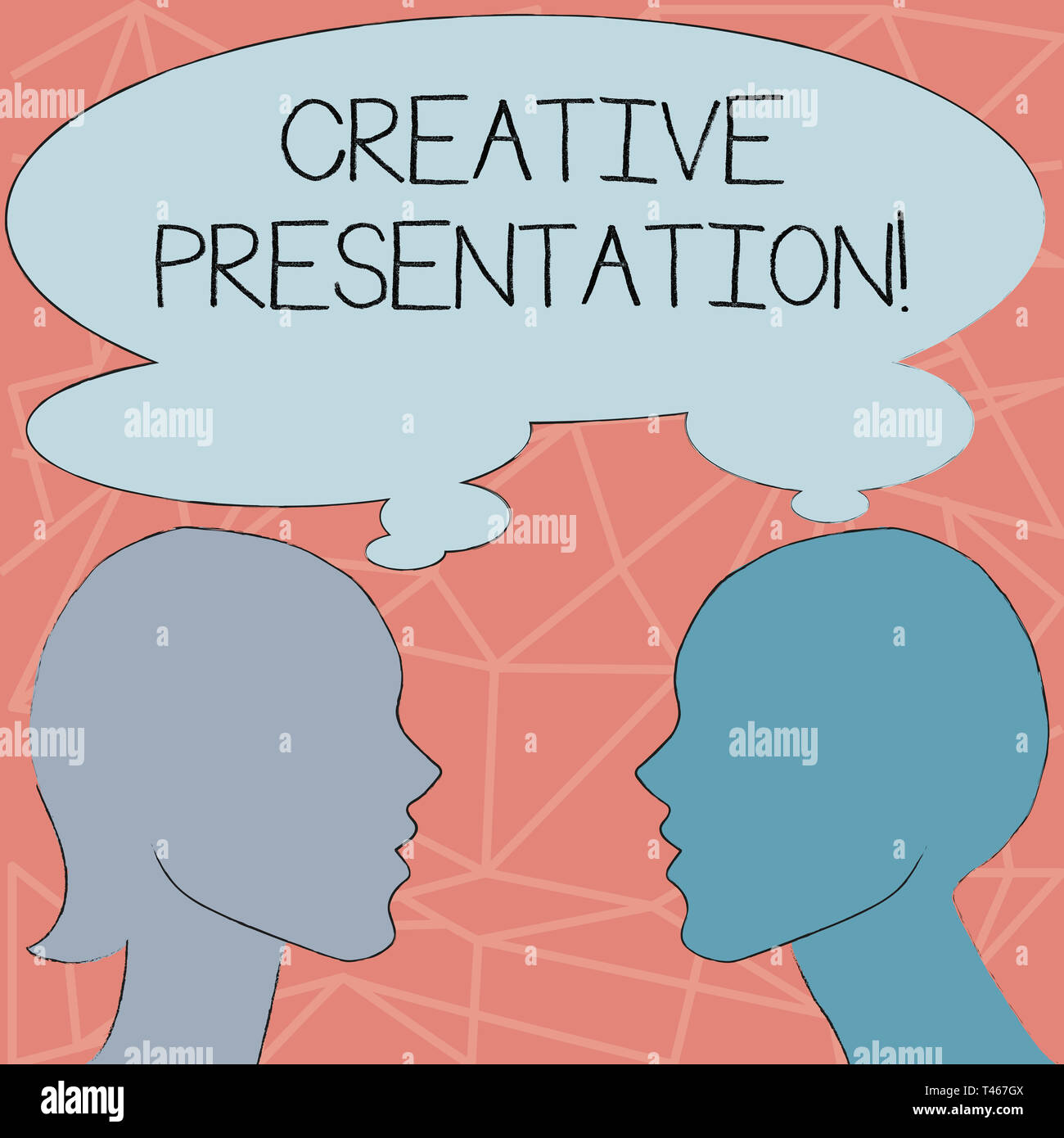 Conceptual hand writing showing Creative Presentation. Concept meaning ...