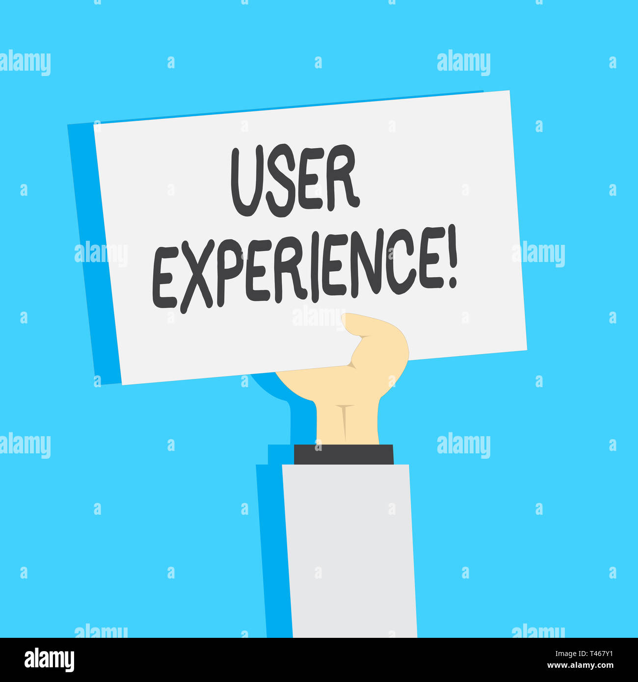 Handwriting text writing User Experience. Conceptual photo ...