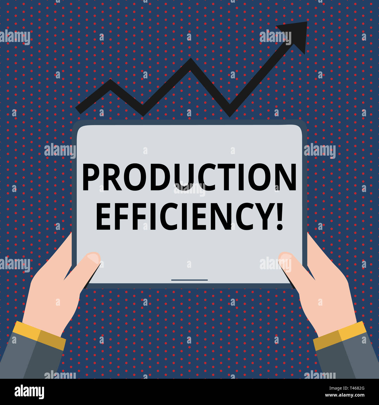 Conceptual hand writing showing Production Efficiency. Concept meaning ...