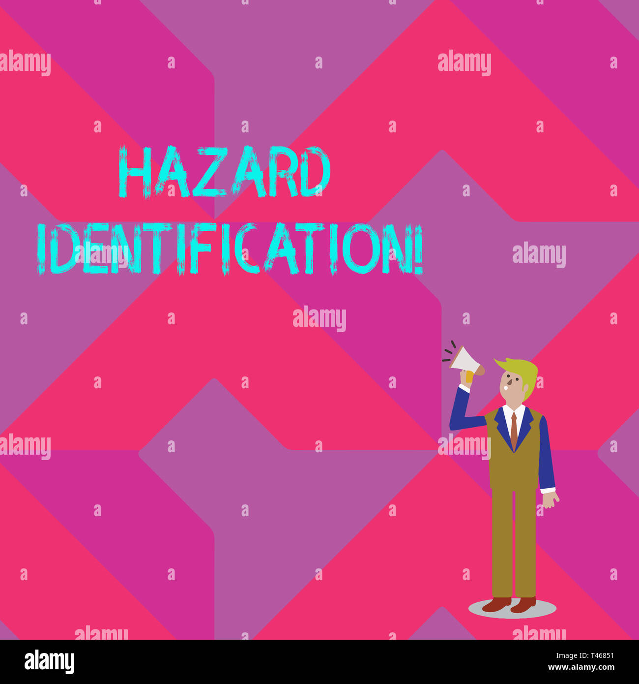 Text sign showing Hazard Identification. Business photo showcasing ...