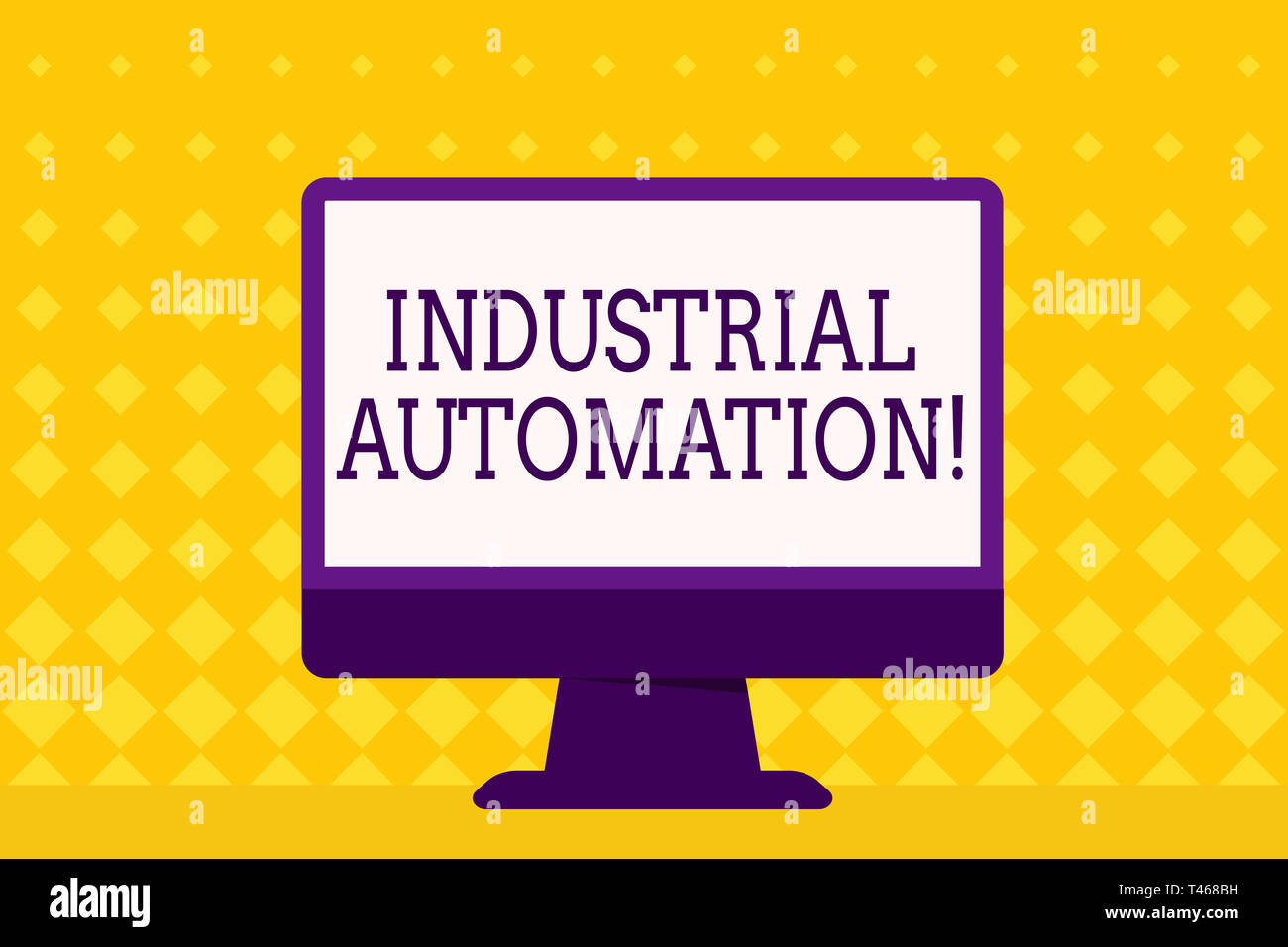 Text sign showing Industrial Automation. Business photo showcasing Use ...