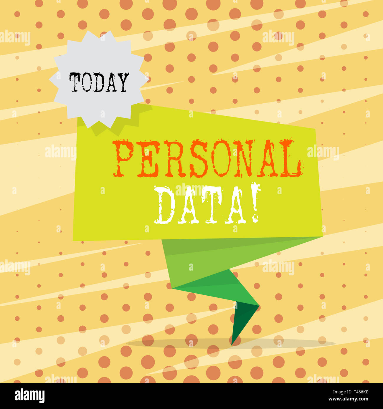 Conceptual hand writing showing Personal Data. Concept meaning ...