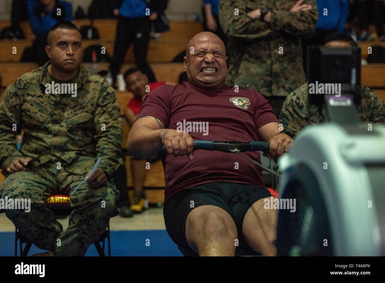 A U.S. Marine Corps athlete participates in the 2019 Marine Corps ...