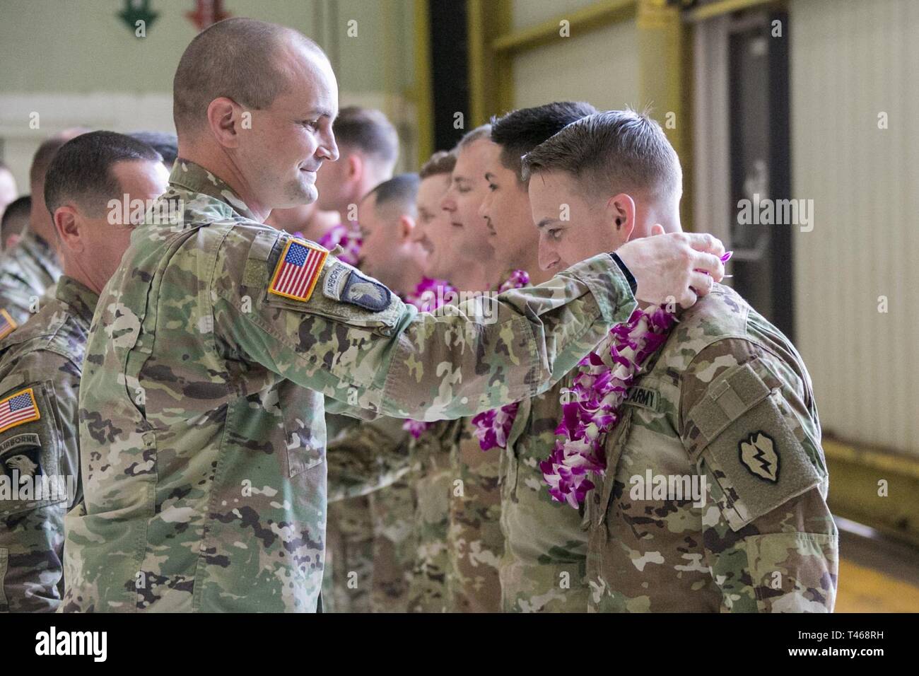 U.S. Army 1st Lt. Justin Reece assigned to Company B, 3rd Battalion ...