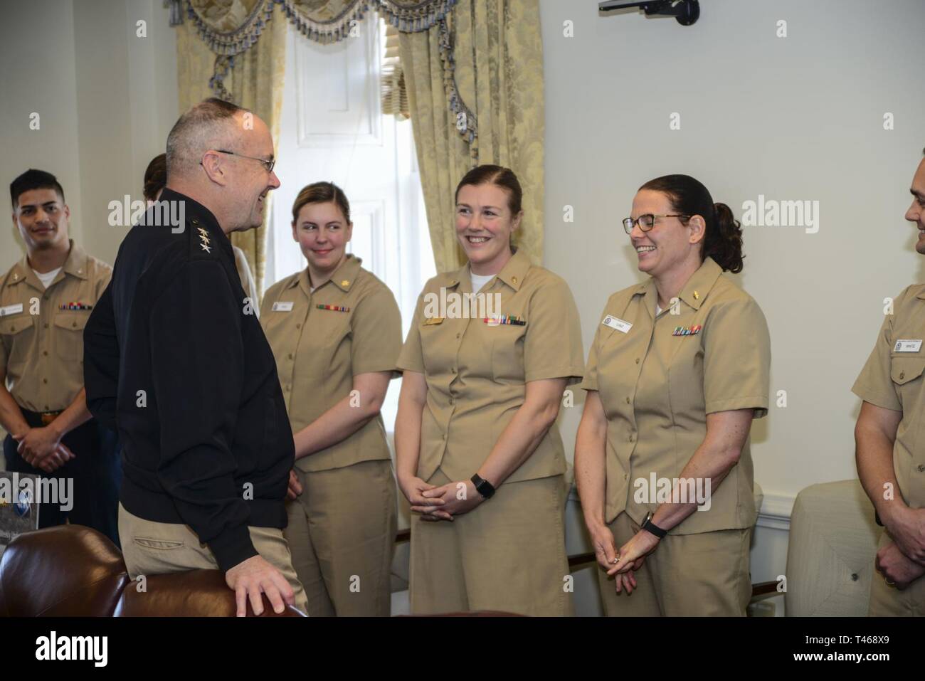 Navy's Surgeon General, Vice Adm. Forrest Faison, visits Naval Medical ...