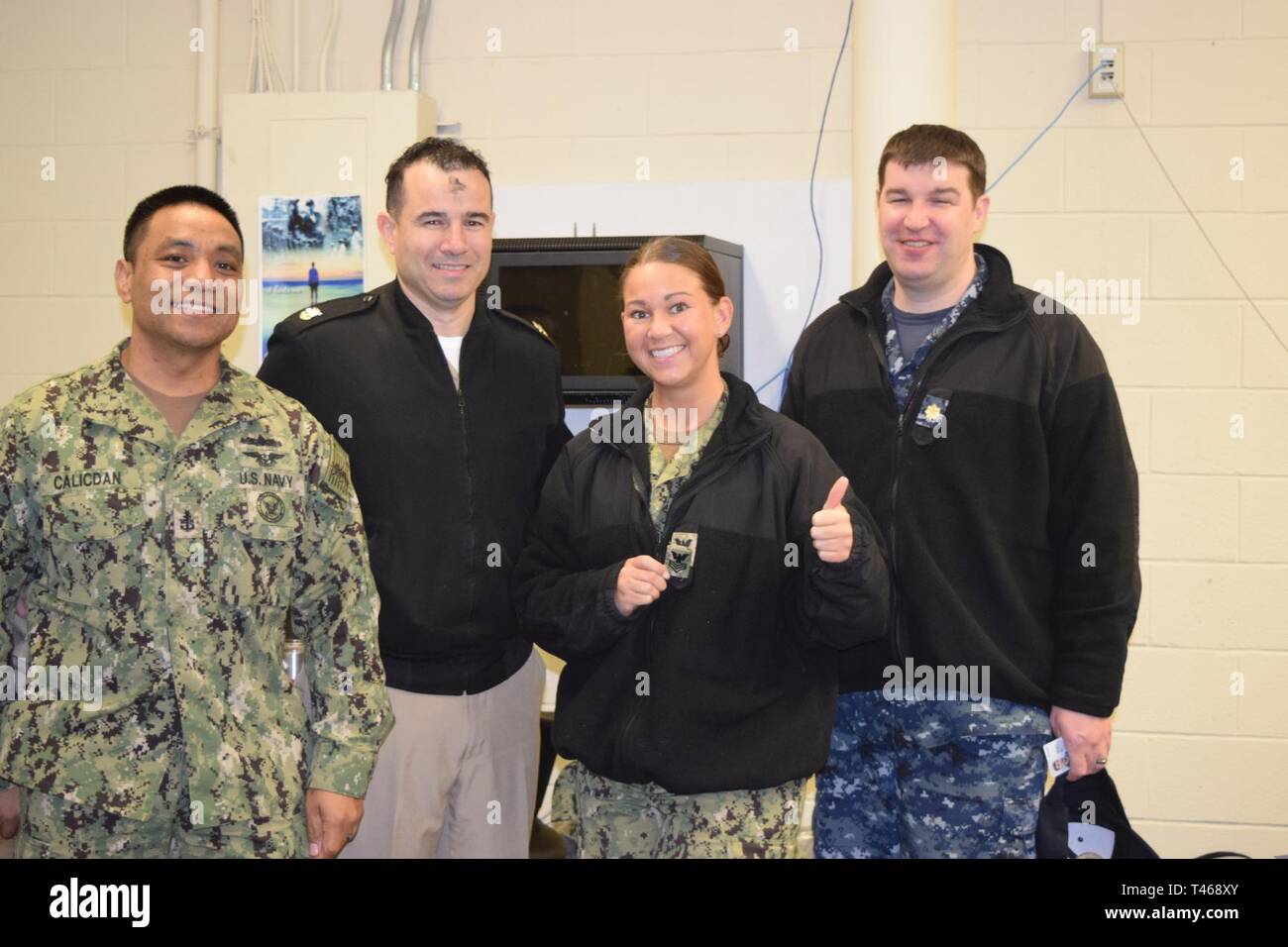 Senior Chief Navy Career Counselor Romeo Calicdan, Command Master Chief ...