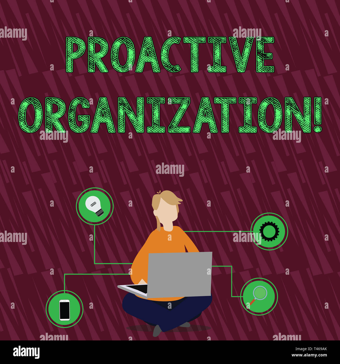 Handwriting Text Proactive Organization Conceptual Photo Action And