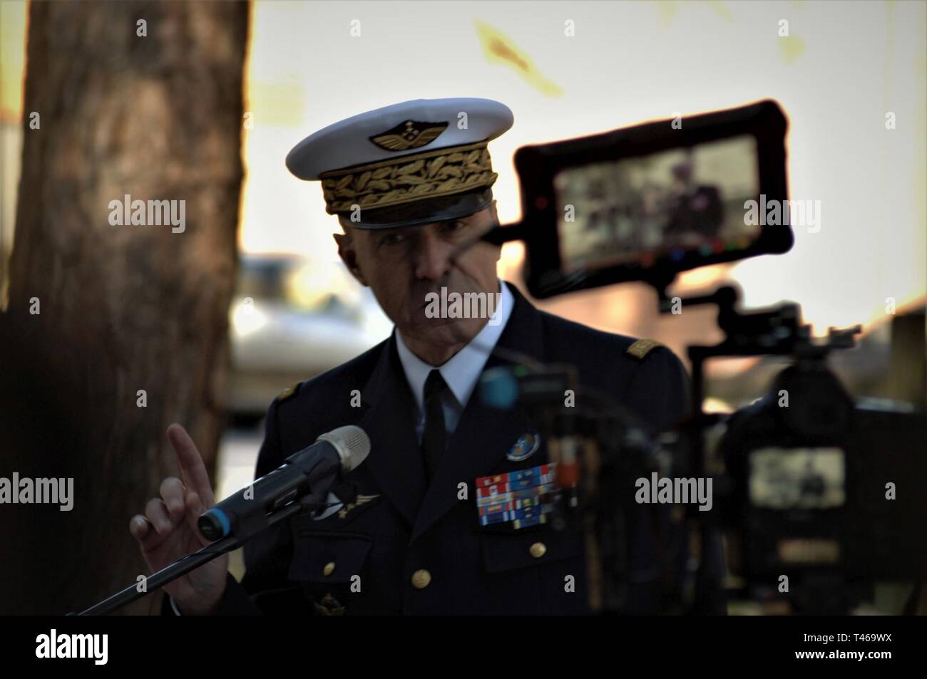 General Andre Lanata, Supreme Allied Commander for the North Atlantic ...