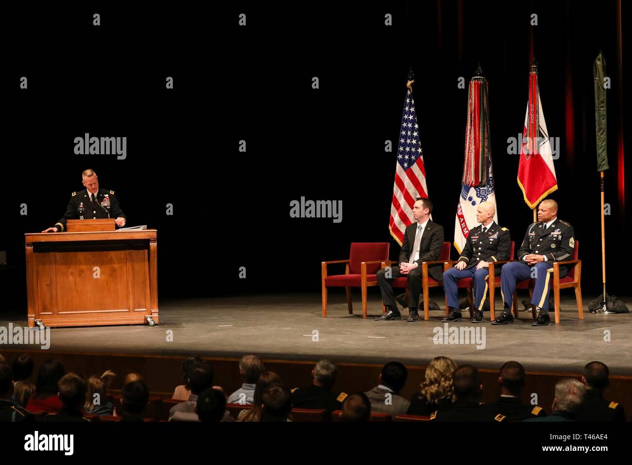 Army Lt. Gen. Thomas S. James Jr., commander of 1st U.S. Army, talks ...