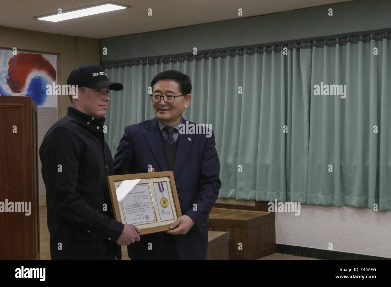 U.S. Army Pvt. Brandon Roundy, a joint fire support specialist assigned ...