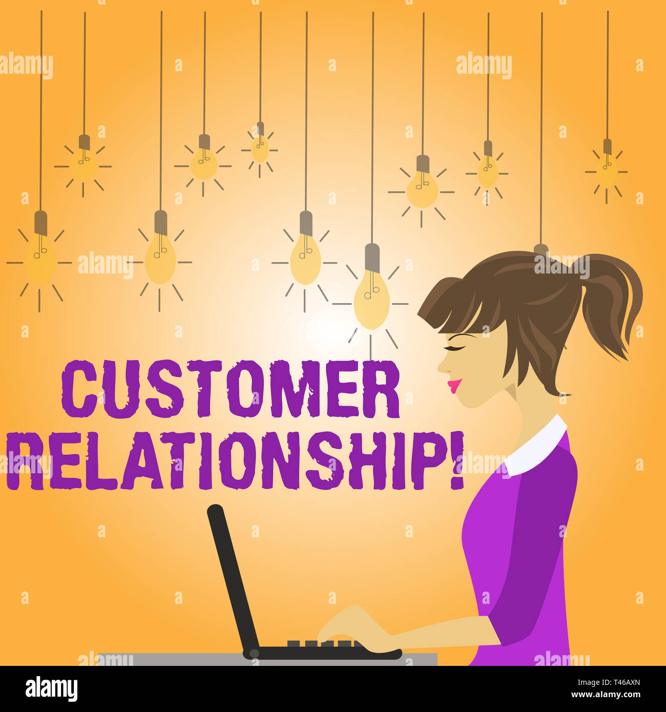 Writing note showing Customer Relationship. Business concept for ways ...